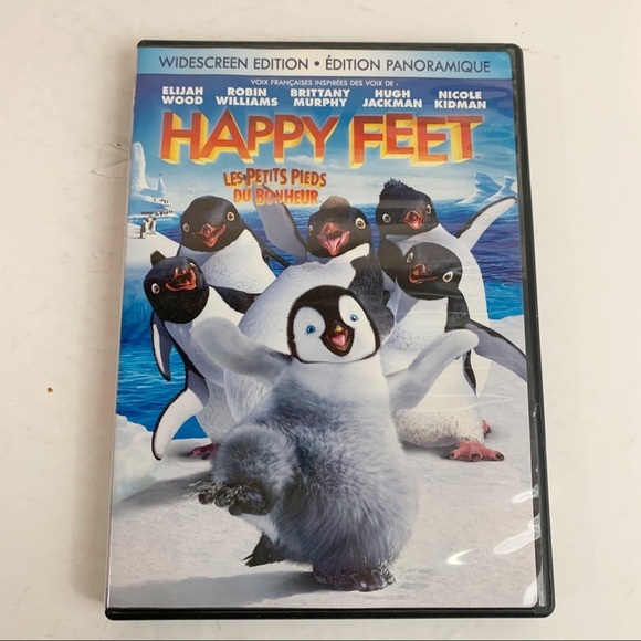 Media | Happy Feet Widescreen Dvd Robin Williams Kids Movie Penguin ...